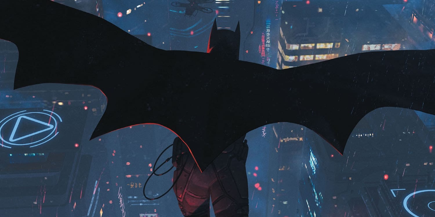 In the future, all Gotham landscapes look like PlayStation2 buttons ...