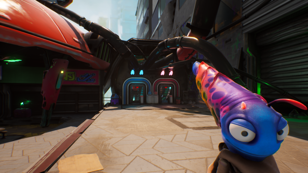 Exploring the environments is pretty fun. But, you have to get used to ...