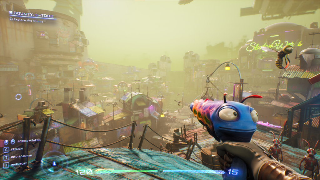 The game looks great most of the time.